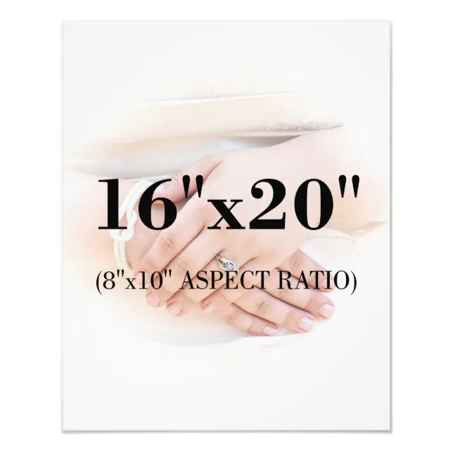 Professional 16 x 20 Satin Photo Prints Template | Zazzle