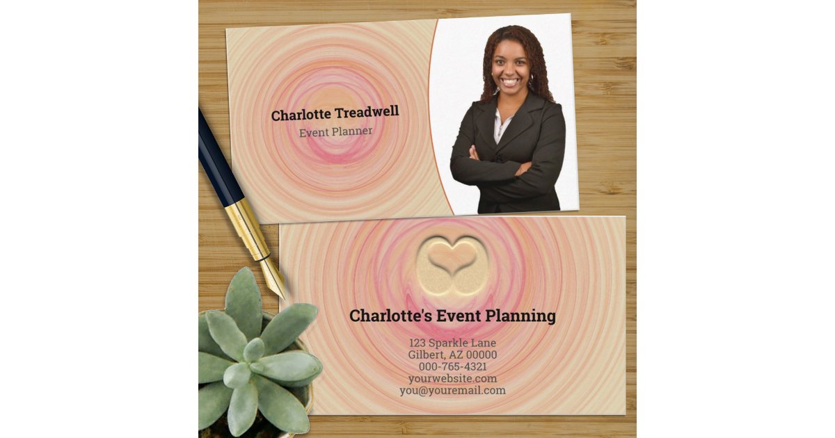 Professional Abstract Sand Spiral Template Business Card | Zazzle