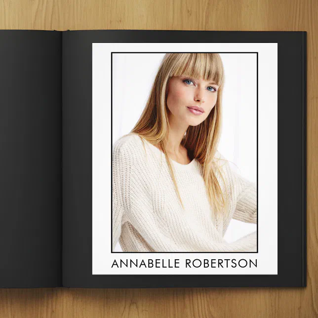 Professional Actor Model 8 x 10 Portfolio Print | Zazzle