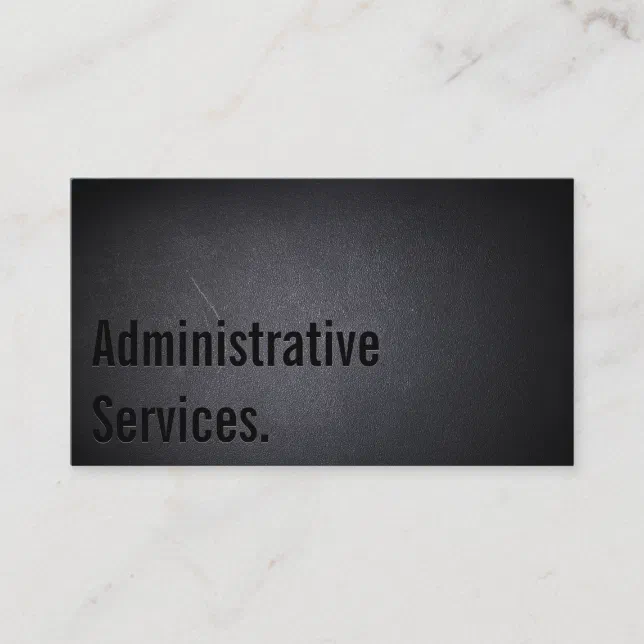 Professional Administrative Services Business Card | Zazzle