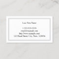 Professional and Simple, With Triple-Line Border Business Card | Zazzle