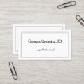 Professional and Simple, With Triple-Line Border Business Card | Zazzle