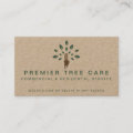 Professional Arborist Logo Tree Trimming Service Business Card | Zazzle
