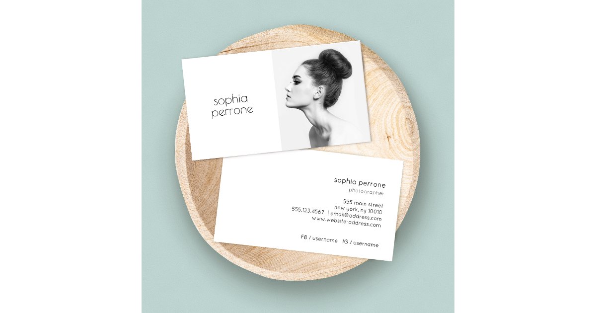 Professional Artist and Photographer Photo Card | Zazzle