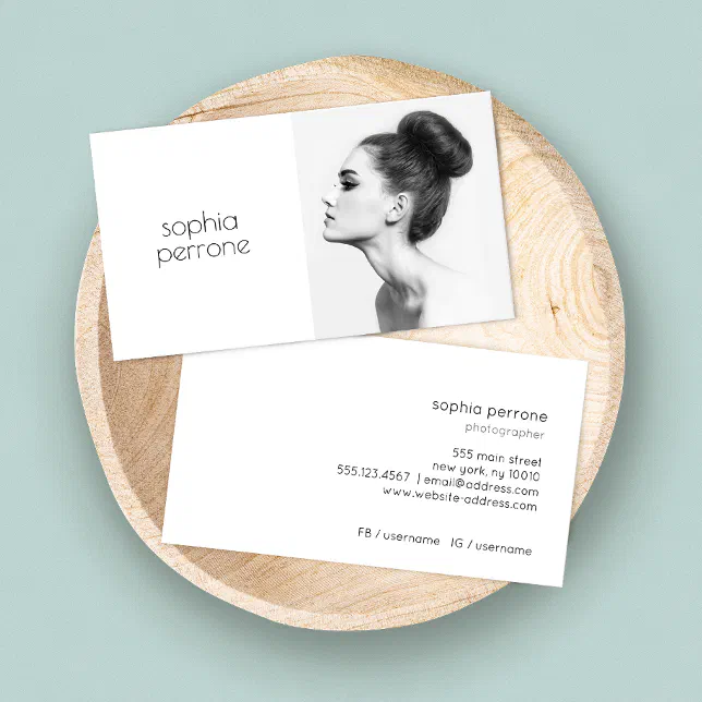 Professional Artist and Photographer Photo Card | Zazzle