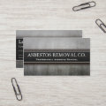 Professional Asbestos Removal Business Card | Zazzle