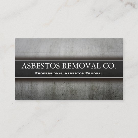 Professional Asbestos Removal Business Card | Zazzle.com