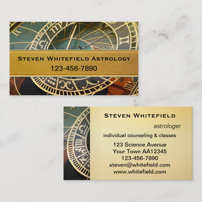 Professional Astrologer Business Card | Zazzle.com