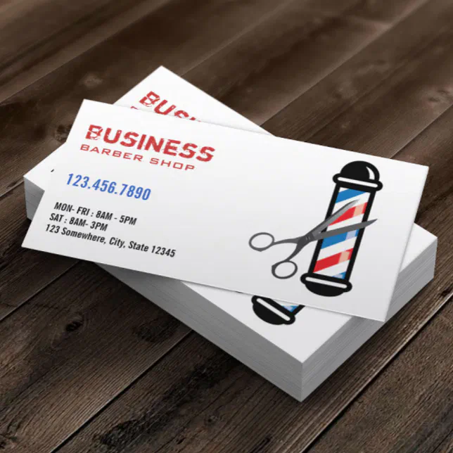 Professional Barber/Barbershop Business Cards | Zazzle