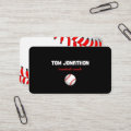 professional Baseball Coach Business Card | Zazzle