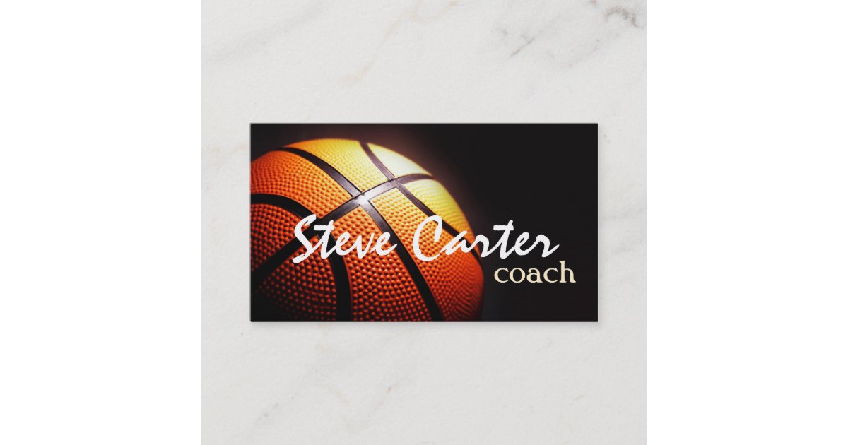 Professional Basketball Coach Player Sport Card | Zazzle