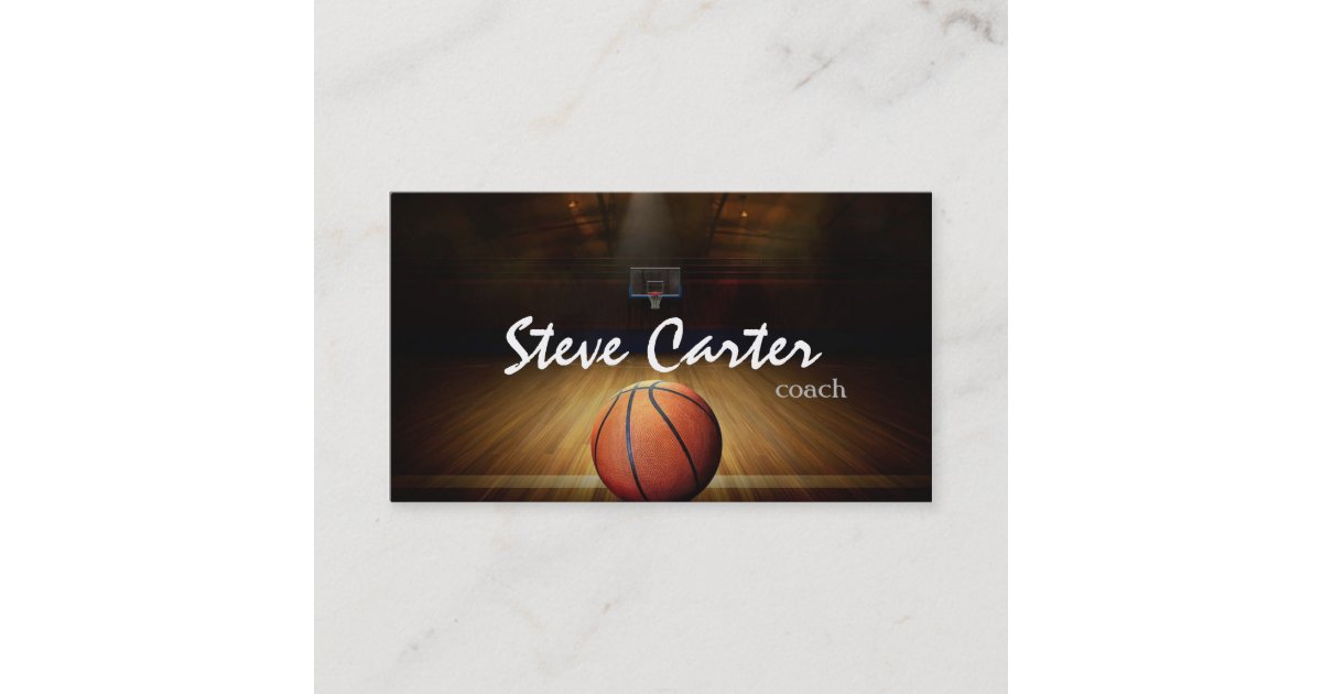 Professional Basketball Coach Player Sport Card | Zazzle