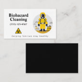 Professional Biohazard Cleanup Service Business Card | Zazzle