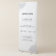 Professional Black and White Watercolor Business Retractable Banner ...