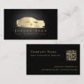 Professional Black & Gold Uber Driver Car Service Business Card | Zazzle