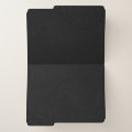 Professional Black Luxury File Folder Set | Zazzle
