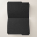Professional Black Luxury File Folder Set | Zazzle
