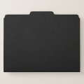 Professional Black Luxury File Folder Set | Zazzle