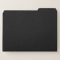 Professional Black Luxury File Folder Set | Zazzle
