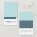 Professional Blue Modern Geometric Business Card | Zazzle