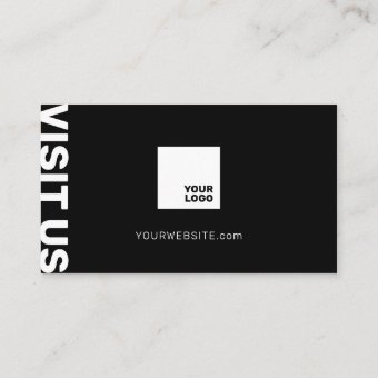 Professional Bold Minimalist Modern Calling Card | Zazzle