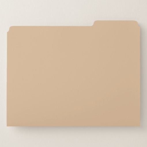 Professional Branding Minimalist Rustic Promo Logo File Folder | Zazzle