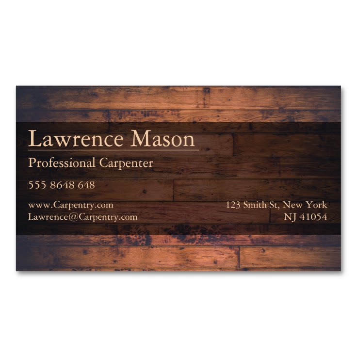 Professional Builder / Carpenter Business Card | Zazzle