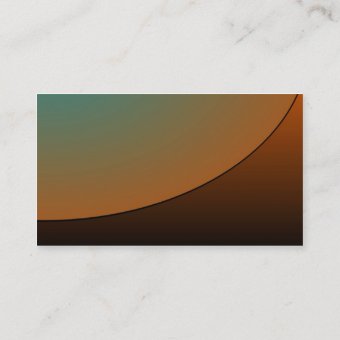 Professional Business Card Copper Shades | Zazzle