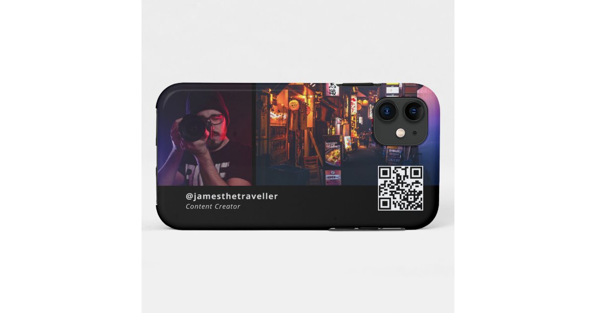 Professional Business Card with QR Code Case-Mate iPhone Case | Zazzle