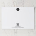 Professional Business Logo QR Code Promotional Paper Pad | Zazzle