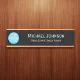 Professional Business Office Logo Name Title Black Door Sign | Zazzle