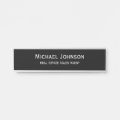 Professional Business Office Name Title Modern Door Sign | Zazzle