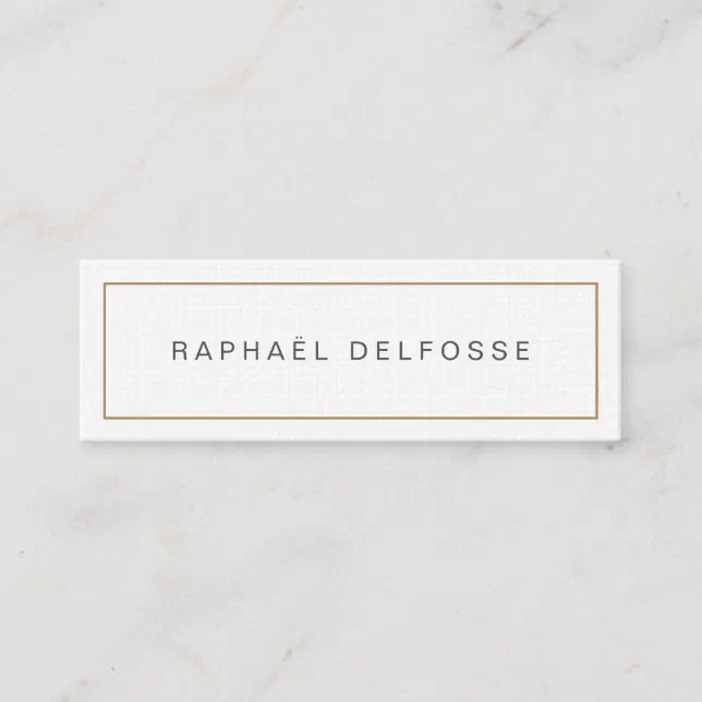 Professional calling card - Minimalist | Zazzle