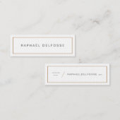 Professional calling card - Minimalist | Zazzle
