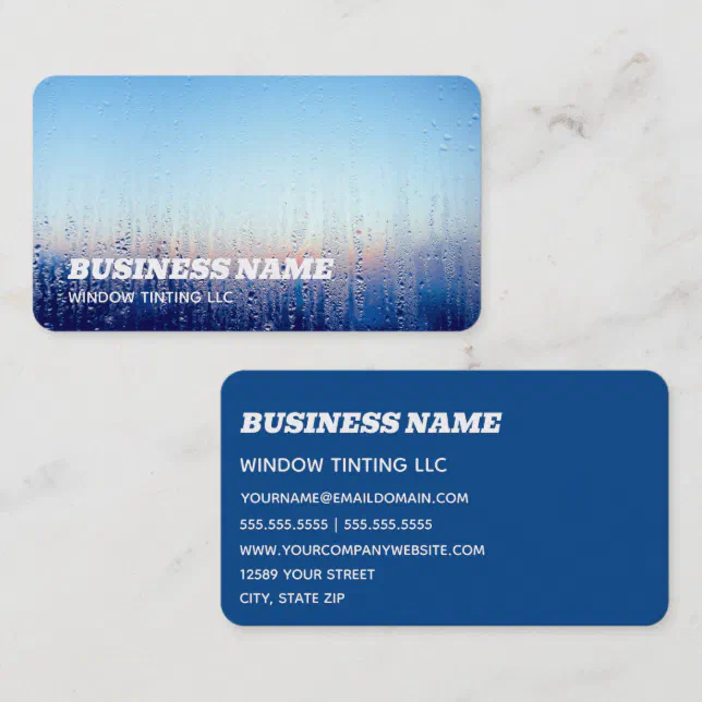 Professional Car Solar Window Tinting Business Card | Zazzle