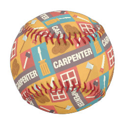 Professional Carpenter Iconic Designed Baseball | Zazzle