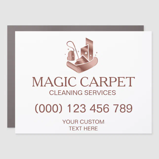 Professional Carpet Cleaning and Floor Cleaning Bu Car Magnet | Zazzle
