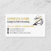 Professional Carpet & Tile Cleaning Logo Business Card | Zazzle