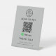 Professional Cash App QR Code Scan to Pay Logo Pedestal Sign | Zazzle