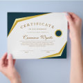 Professional Certificate Achievement Award Flyer | Zazzle