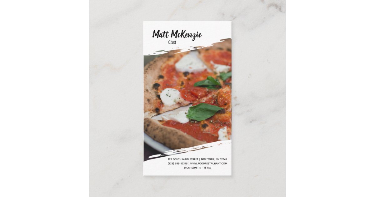 Professional Chef Business Card | Zazzle