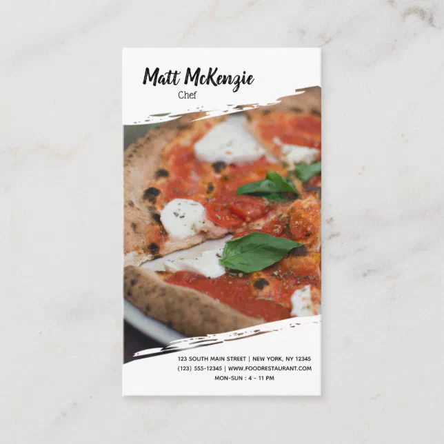 Professional Chef Business Card | Zazzle