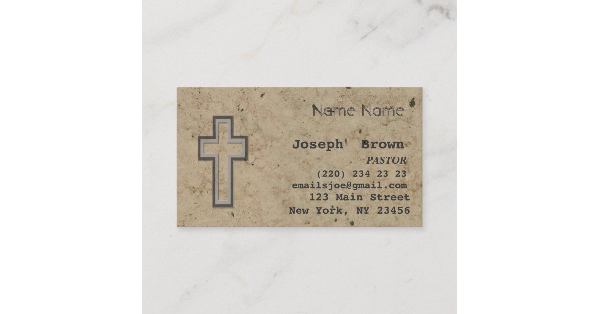 Professional Christian Cross Jesus Religion Business Card | Zazzle