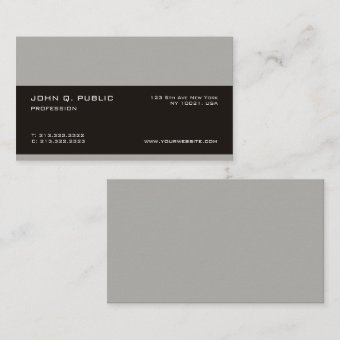 Professional Clean Trendy Creative Modern Chic Business Card | Zazzle