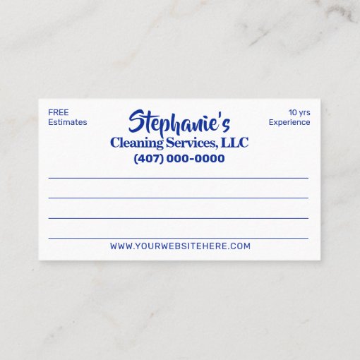 Professional Cleaning/Janitorial Housekeeping Serv Business Card | Zazzle
