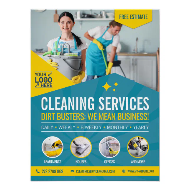 Professional Cleaning Service Poster | Zazzle
