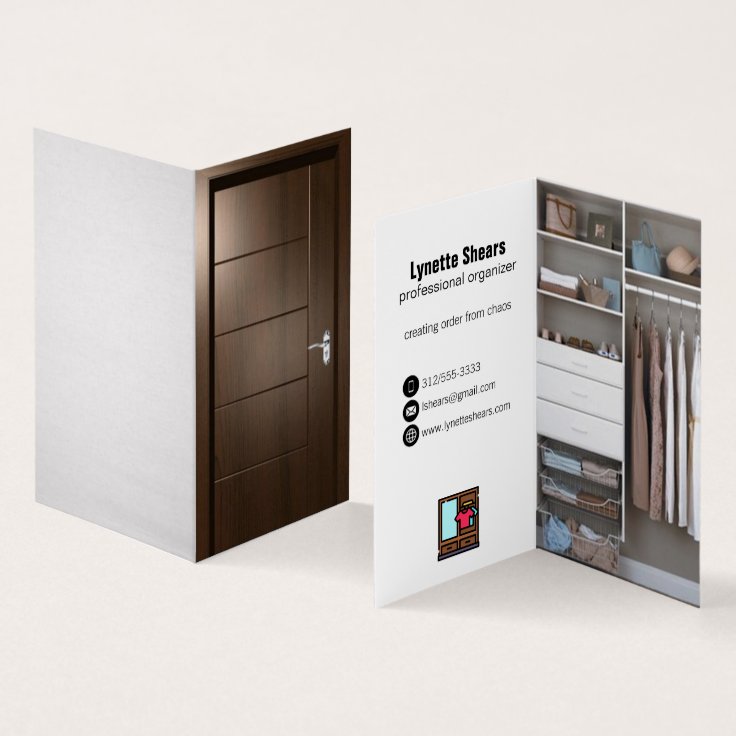 professional closet organizer business card | Zazzle