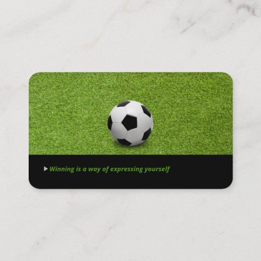 Professional Coach | Soccer Master Sport Business Card | Zazzle
