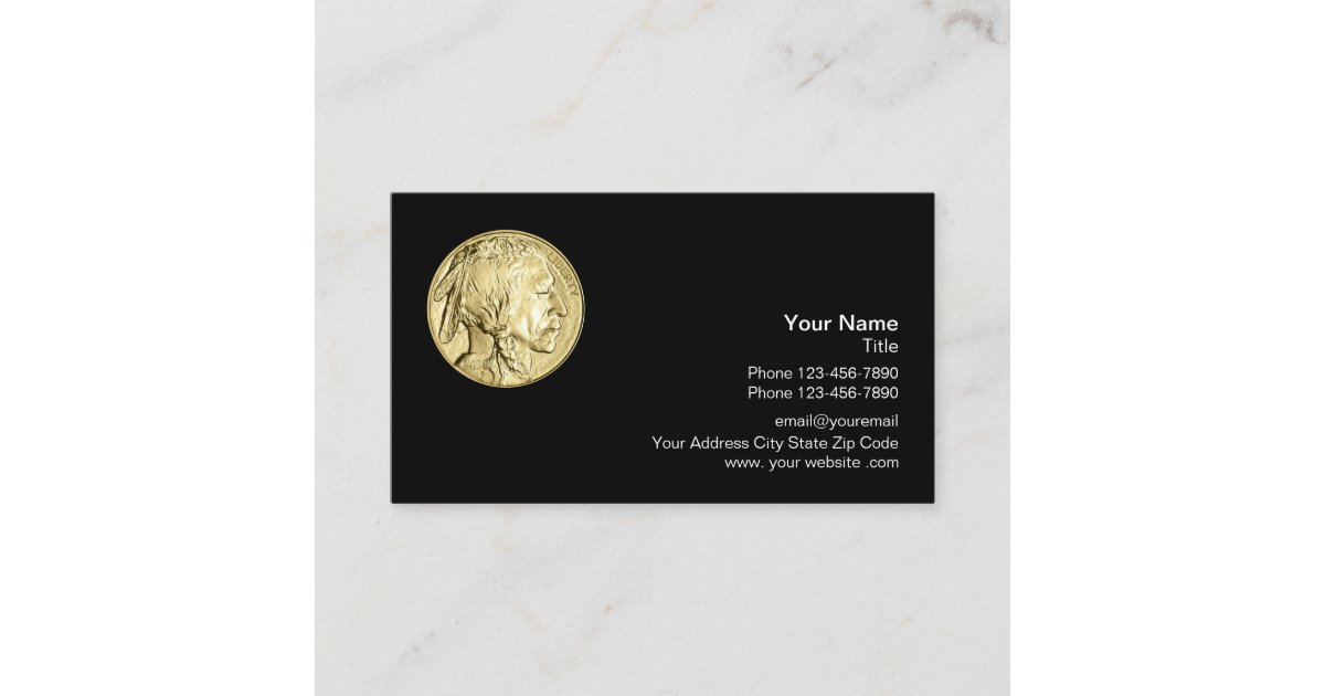 Professional Coin Collector Business Card | Zazzle