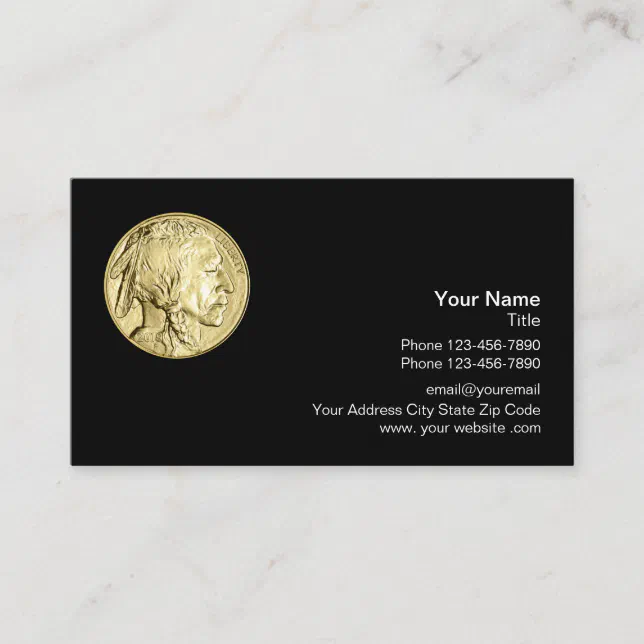 Professional Coin Collector Business Card | Zazzle